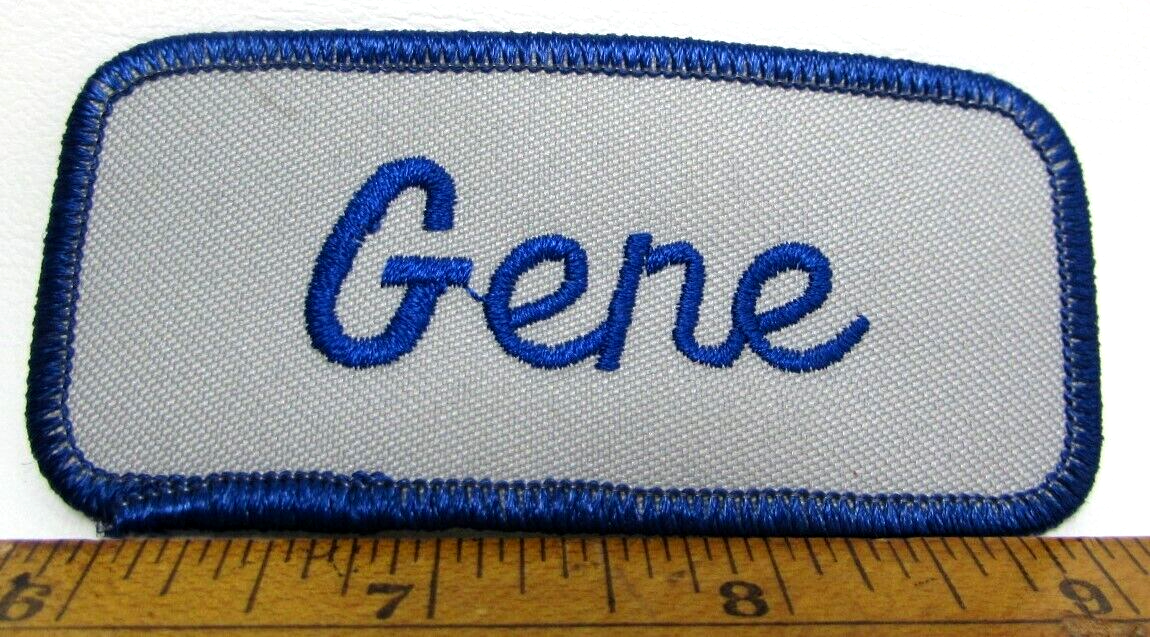 Gene Name Jacket Patch Personalized Employee Work Uniform Shop ...