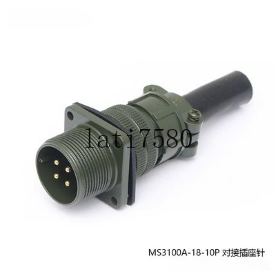 1pcs for MS3100A-18-10S MS3100A-18-10P 4pin Connector Socket Aviation ...