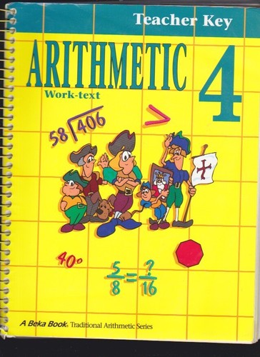 abeka Arithmetic 4 Teacher Key 2007 Spiral-bound | eBay