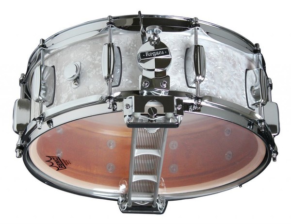 Rogers Dyna-sonic Wood Shell Snare Drum 14x5 White Marine Pearl for ...