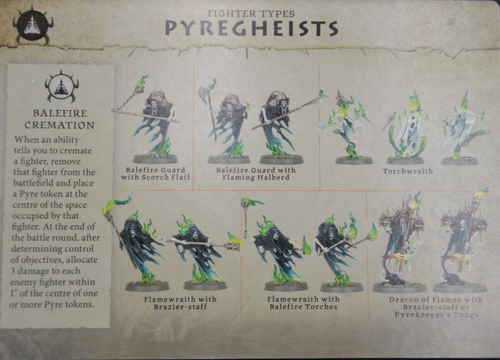 Warhammer AoS Nighthaunt Pyregheists (8) New on Sprue | eBay