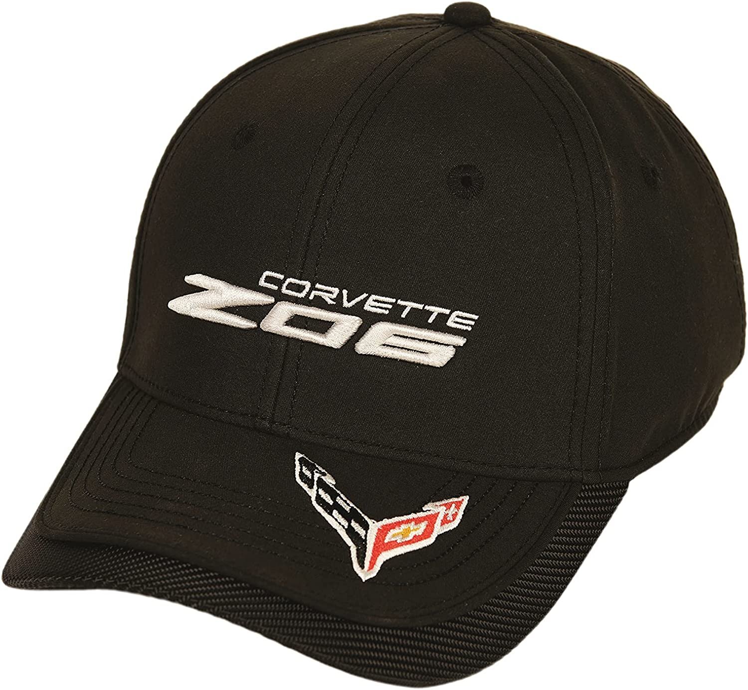 C8 Z06 Corvette Hat - Next Generation Flag Accent Cap - Black | eBay