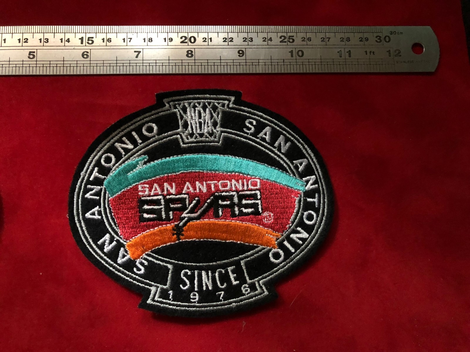San Antonio Spurs Patch Vintage 5 inch round NBA * Additional patches ...