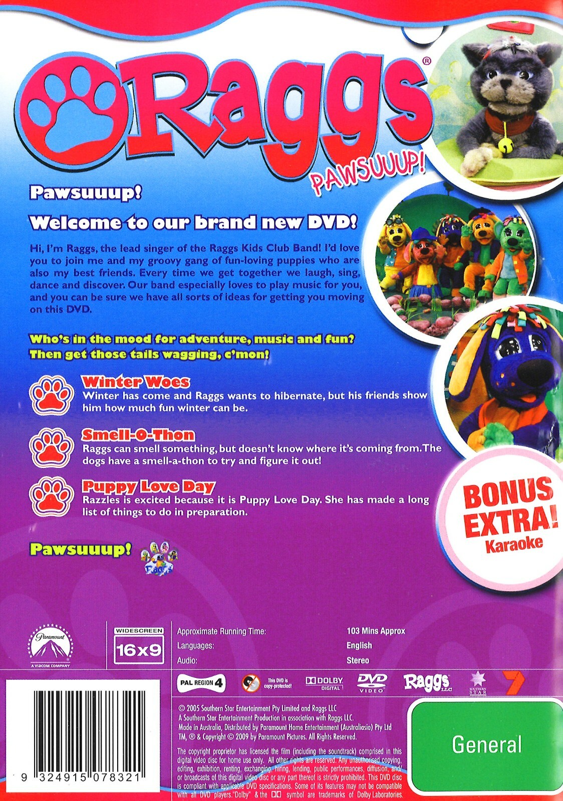 194a NEW SEALED RAGGS CRAZY CRITTER PARTY Region 4 DVD | eBay Australia
