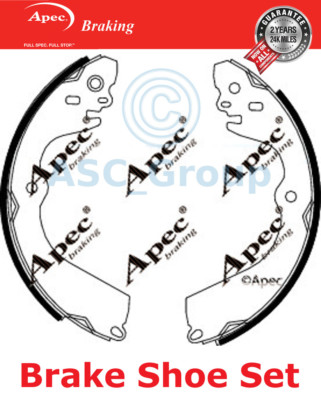 Apec Braking Replacement 230mm x 37mm Drum Brake Shoes Set SHU800 | eBay UK