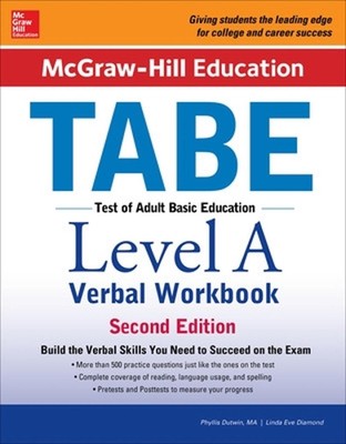 McGraw-Hill Education TABE Level A Verbal Workbook, Second Edition by ...