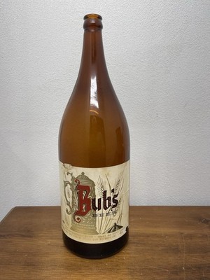 Vintage BUB'S BEER Half Gallon Label BOTTLE 64 Ounce Winona Minnesota ...