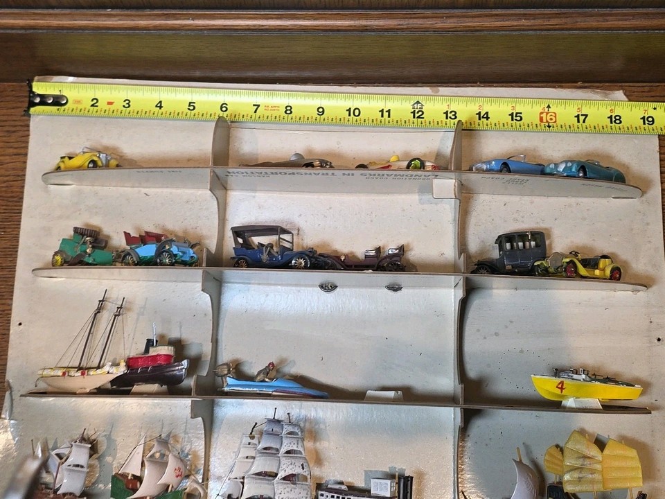 VTG 50s Toy Store Display Ideal Precision Miniatures Cars Vehicles ...