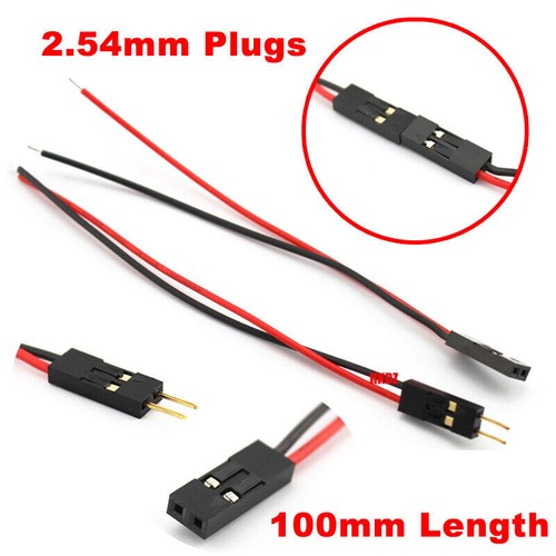 100mm Length DptJump Wire Male & Female Jumper Cable Lead 2.54mm 2Pin ...