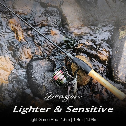 Light Fishing Rod 1.6m Fast Action Spinning Casting Carbon Rod For ...