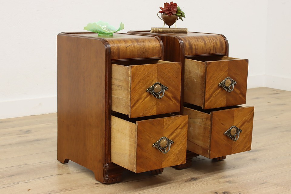 Art Deco Waterfall Vintage 5 Pc King Bedroom Set, Tri-Bond #51906 | eBay
