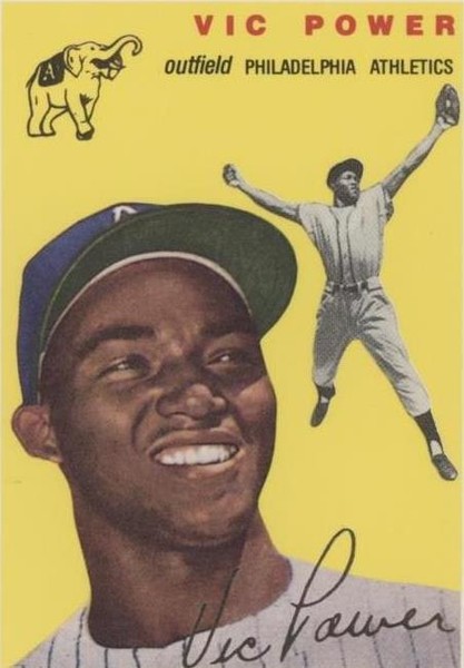 1994 Topps Archives The Ultimate 1954 Set - Gold #52 Vic Power for sale ...