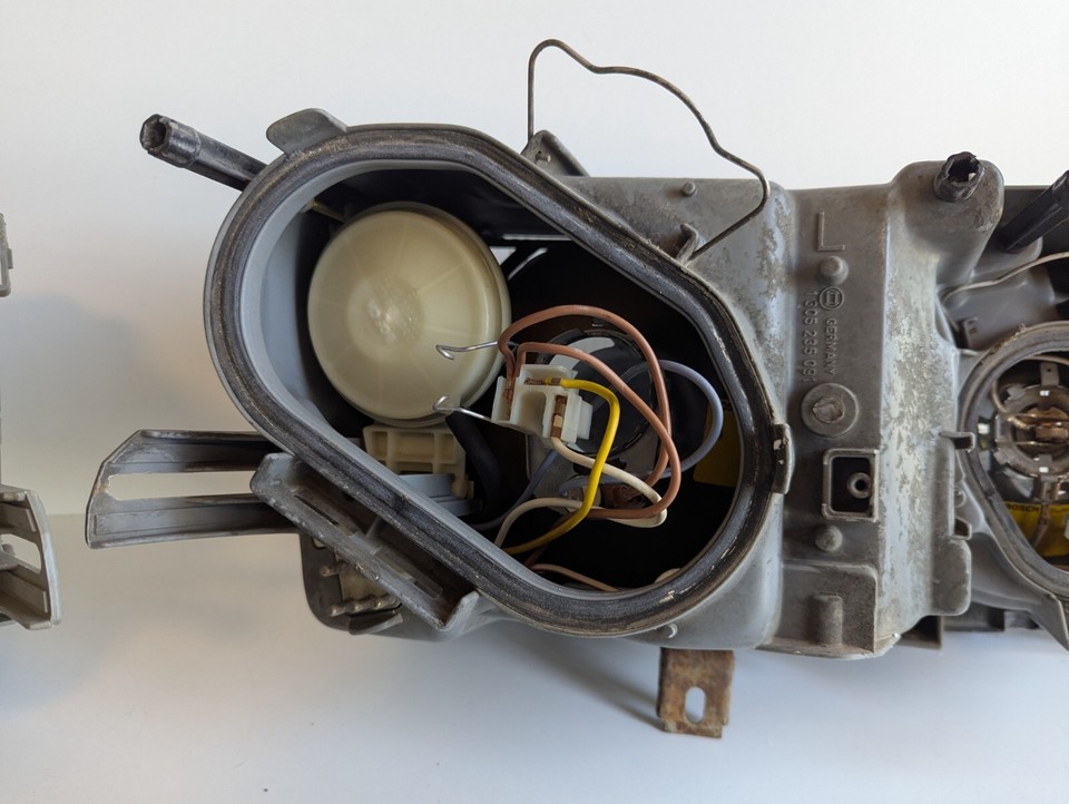 Head Lights Used OEM BOSCH Mercedes Benz W126 SE SEL Sedan Euro ...