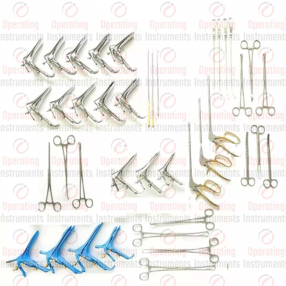 Huge Lot of OB/GYN Instruments Forceps Speculum Surgical Medical ...