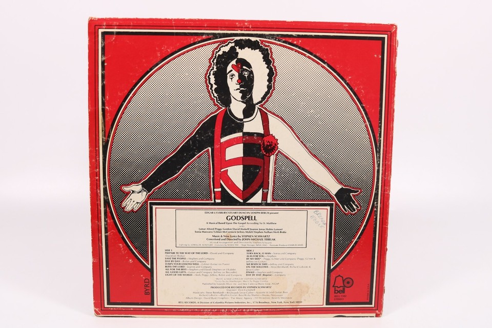 Godspell Musical Gospel St. Matthew Bell Records 33 RPM Vinyl Record LP ...