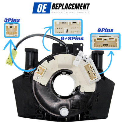 CAPTEUR SQUIB À RESSORT D'HORLOGE NEUF POUR NISSAN NAVARA D40 05-21 ...