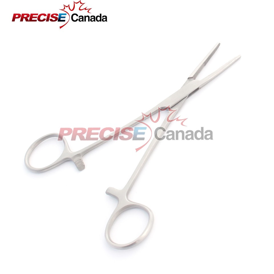 Surgical Kelly Locking Forceps Straight Hemostatic Clamp Artery Toothed ...