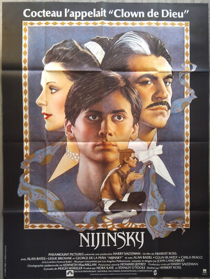 NIJINSKY/HERBERT ROSS/ALAN BATES/AFFICHE DE FILM 120X160 CM/AMSEL ...