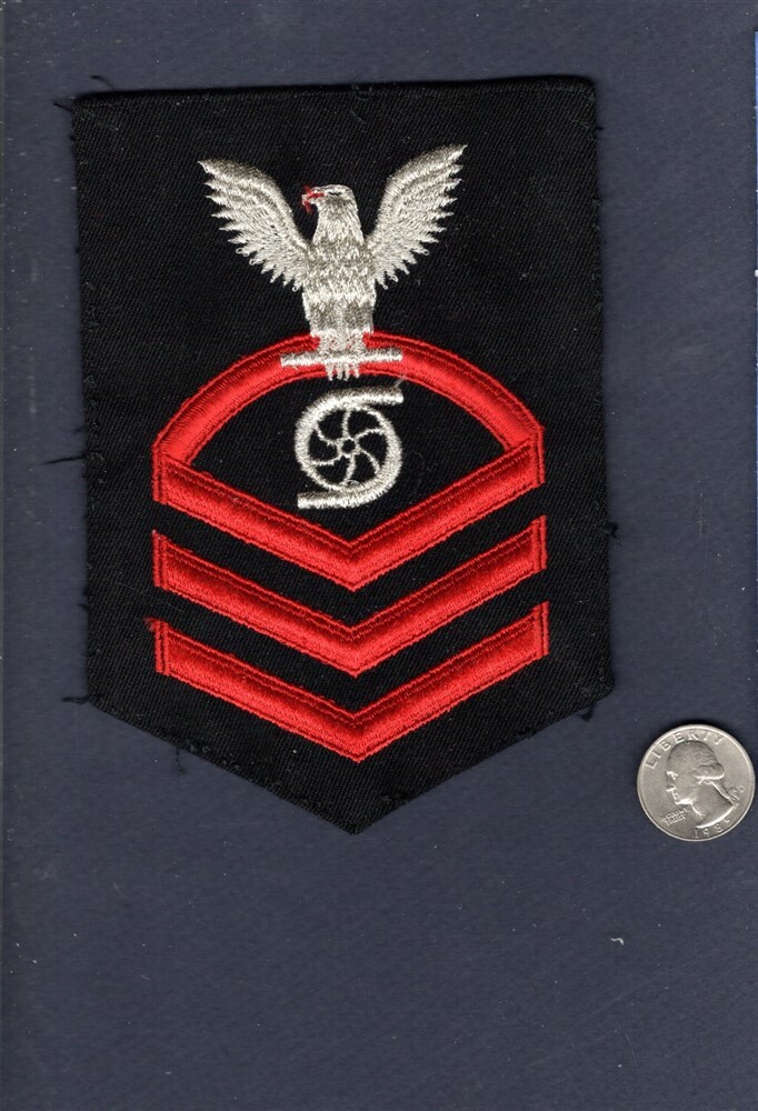GSC E7 Gas Steam Turbine Technician Chief US Navy Uniform Rank Insignia ...