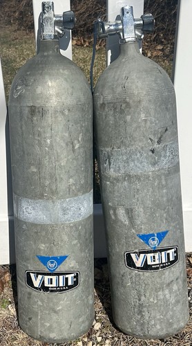 (2) Vintage Voit AMF Steel Scuba Diving Cylinder Tanks | eBay