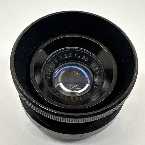 Boyer Paris Saphir 50mm f3,5 Enlarger Lens (like Berthiot, Angenieux ...