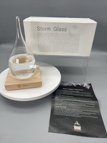 Storm Glass Weather Predictor, Weather Station Weather Forecaster with ...