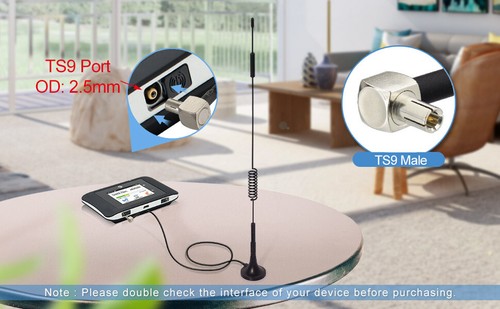 2pcs For HUAWEI B818 B818-263 Router 4G 3G LTE TS9 ANTENNA 3m External ...