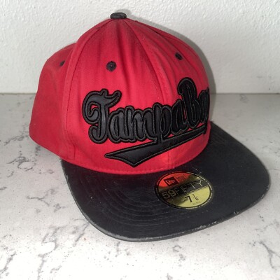 Tampa Bay - 3D Embroidered Red & Black Snapback Cap Hat Adjustable | eBay