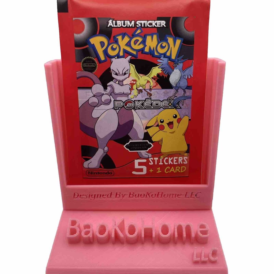 Pokemon TCG Pokedex Album Sticker red pack new factory sealed rare - US ...