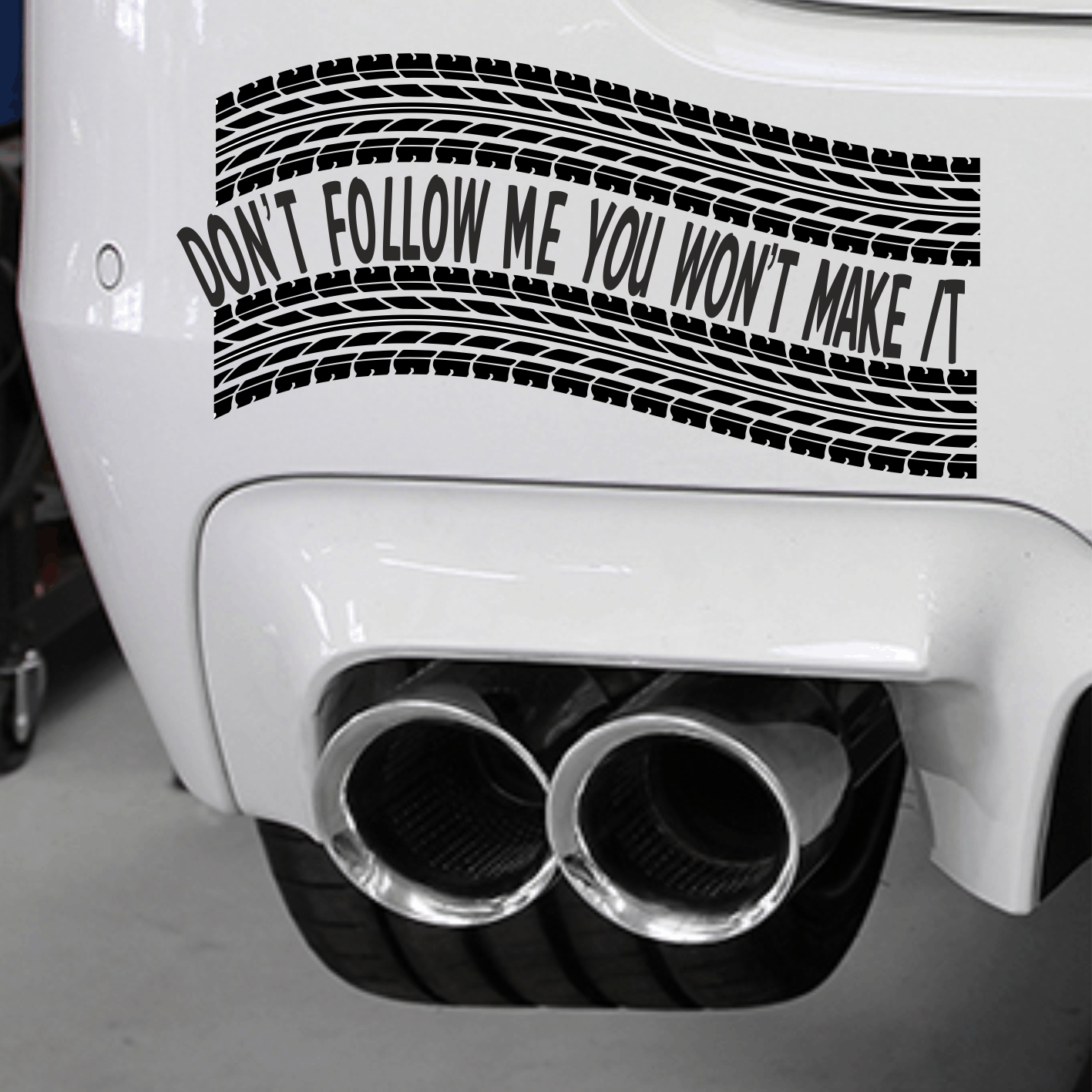 Dont Follow Me Car Decal Vinyl Sticker 4x4 110 90 Off Roader Off ...