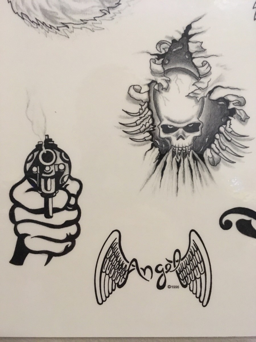 Gun Tattoo Flash