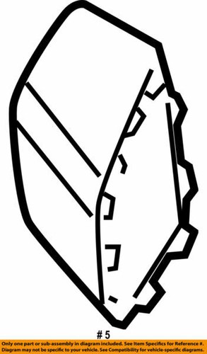 52422-35060 Toyota Pad, front bumper, rh 5242235060, New Genuine OEM ...