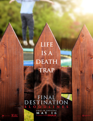 2025 Final Destination Bloodlines Grim Reaper Poster Horror 11x14.5 ...