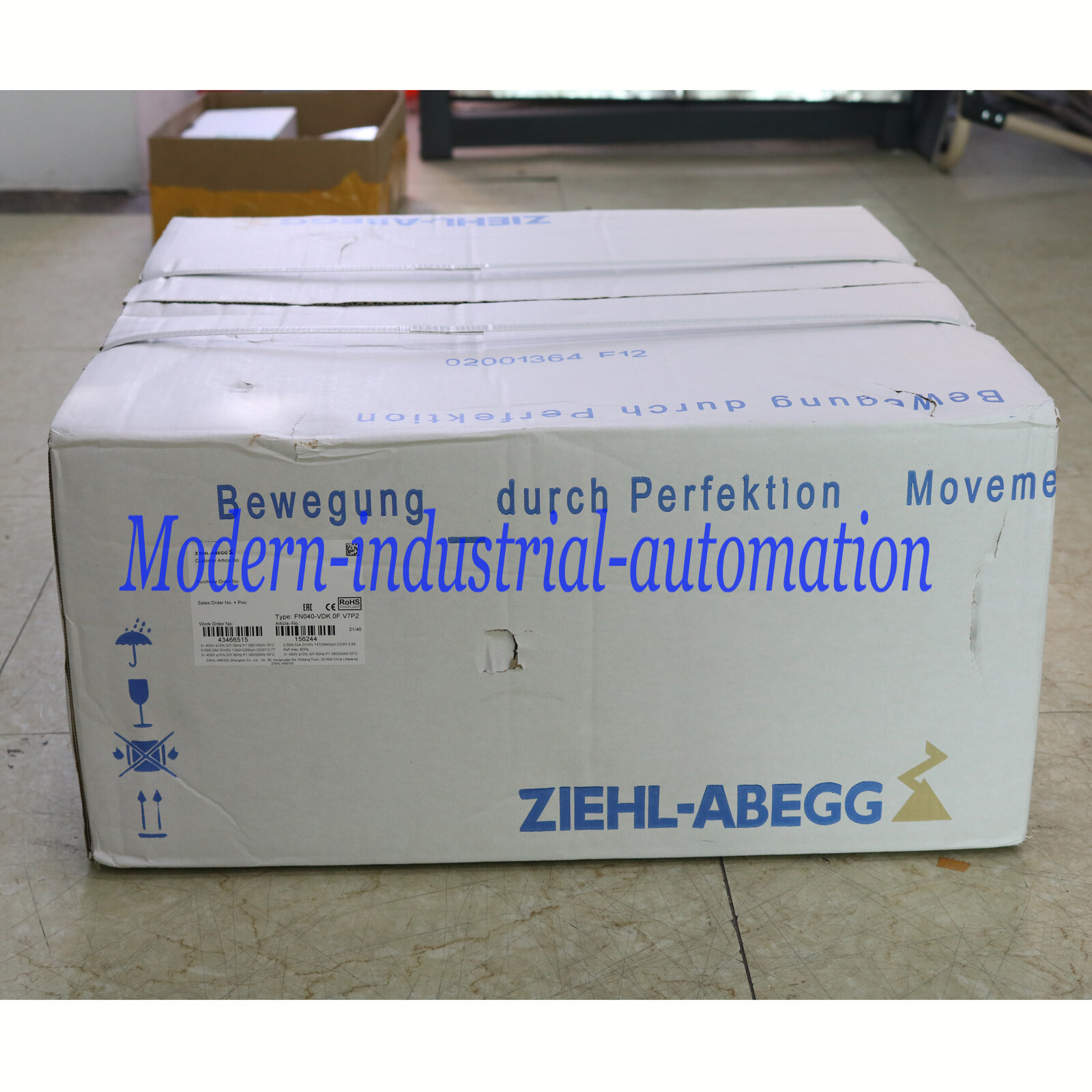1PC New ZIEHL-ABEGG FN040-VDK.0F.V7P2 Axial Fan IN BOX 1 year warranty# ...