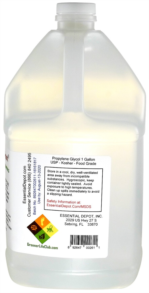 Ethylene Glycol 1 Gallon Hdpe Bottle Msds Included