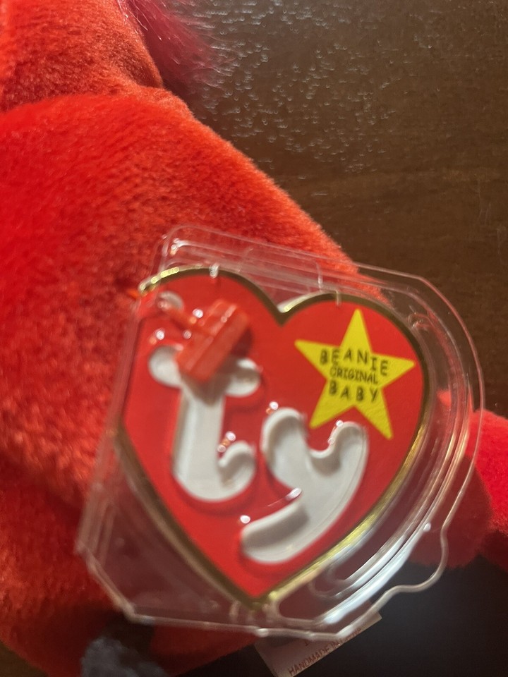 1999 Ty Beanie Babies Mac the Cardinal Born June 10, 1998 Rare ...
