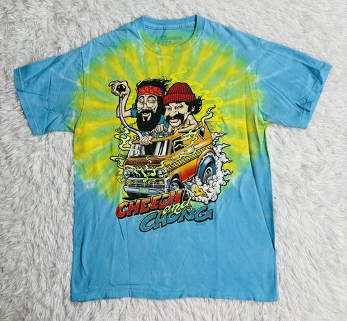 Cheech & Chong Smokin Ride Tie Dye T-Shirt Medium M 2020 Up In Smoke ...
