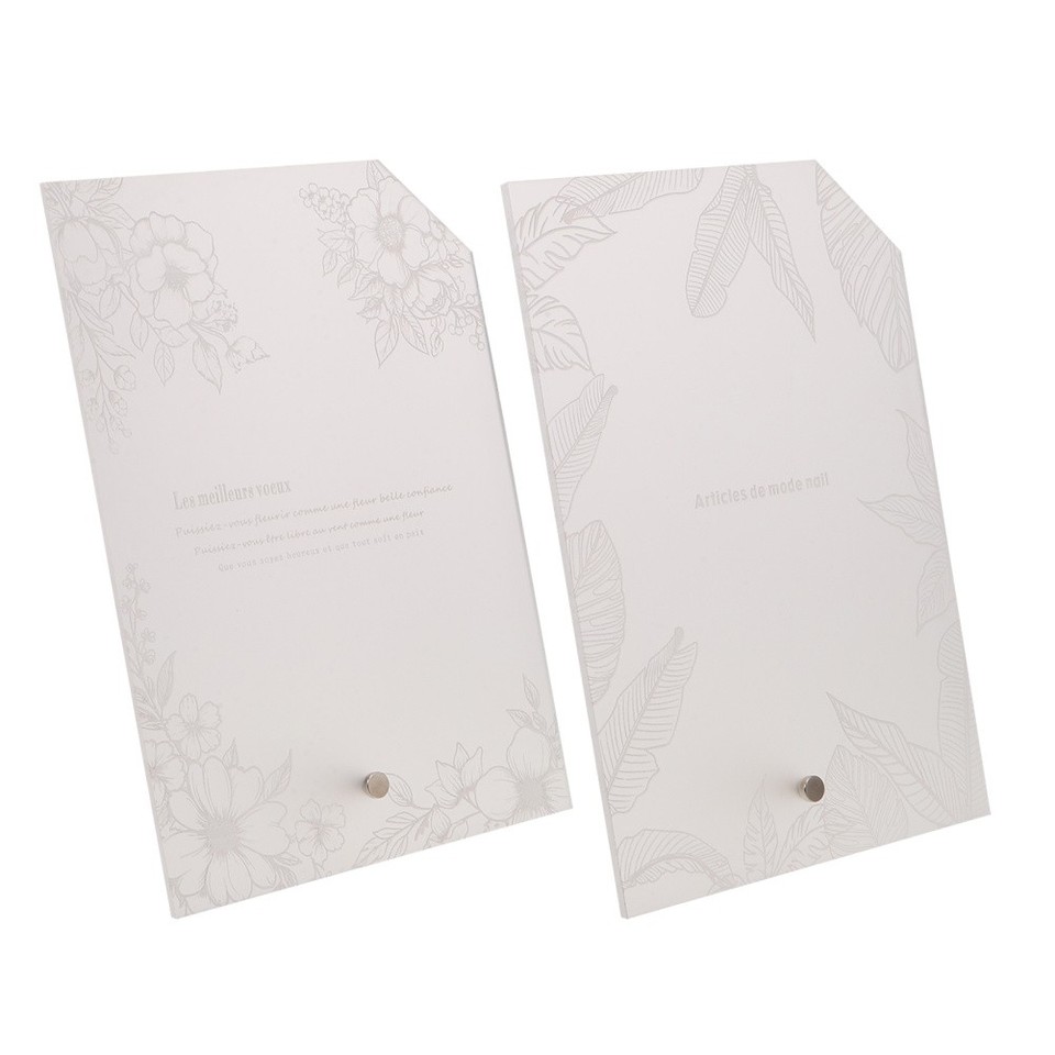 2pcs Nail Color Display: Nail Display Stand Matte Board - Manicure ...