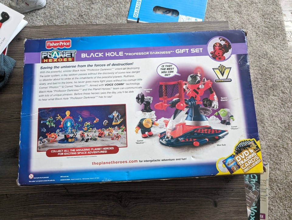 Planet Heroes Black Hole Professor Darkness Gift Set Playset NIP Fisher-Price 27084490275| eBay