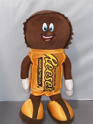 14” POSABLE HERSHEY’S REESES’S PLUSH PEANUT BUTTER CUPS CHOCOLATE ...