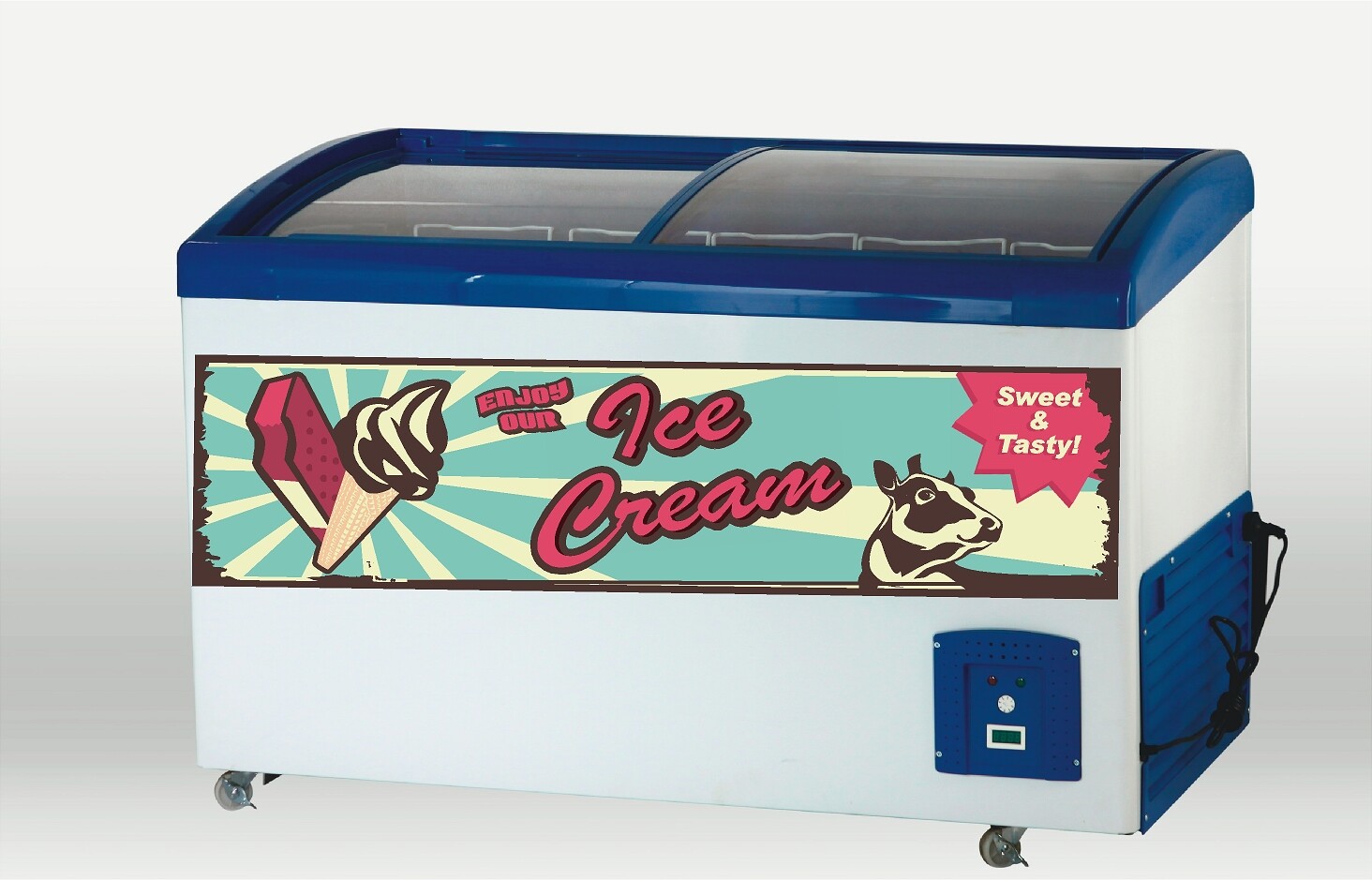 ICE CREAM DECALS FOR FREEZERS, WALLS, WINDOWS, AND CARTS | eBay