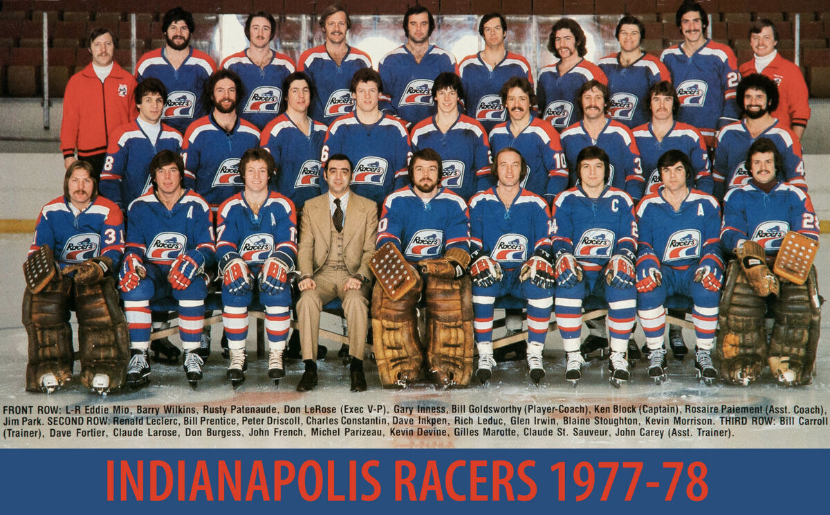 WHA Indianapolis Racers - 1977-78 Team 8x10 Picture Celebrity Print | eBay