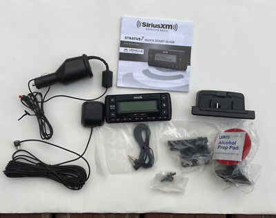 Sirius XM Stratus 7 Unit Model SSV7 W/All Accessories Tested Works See ...