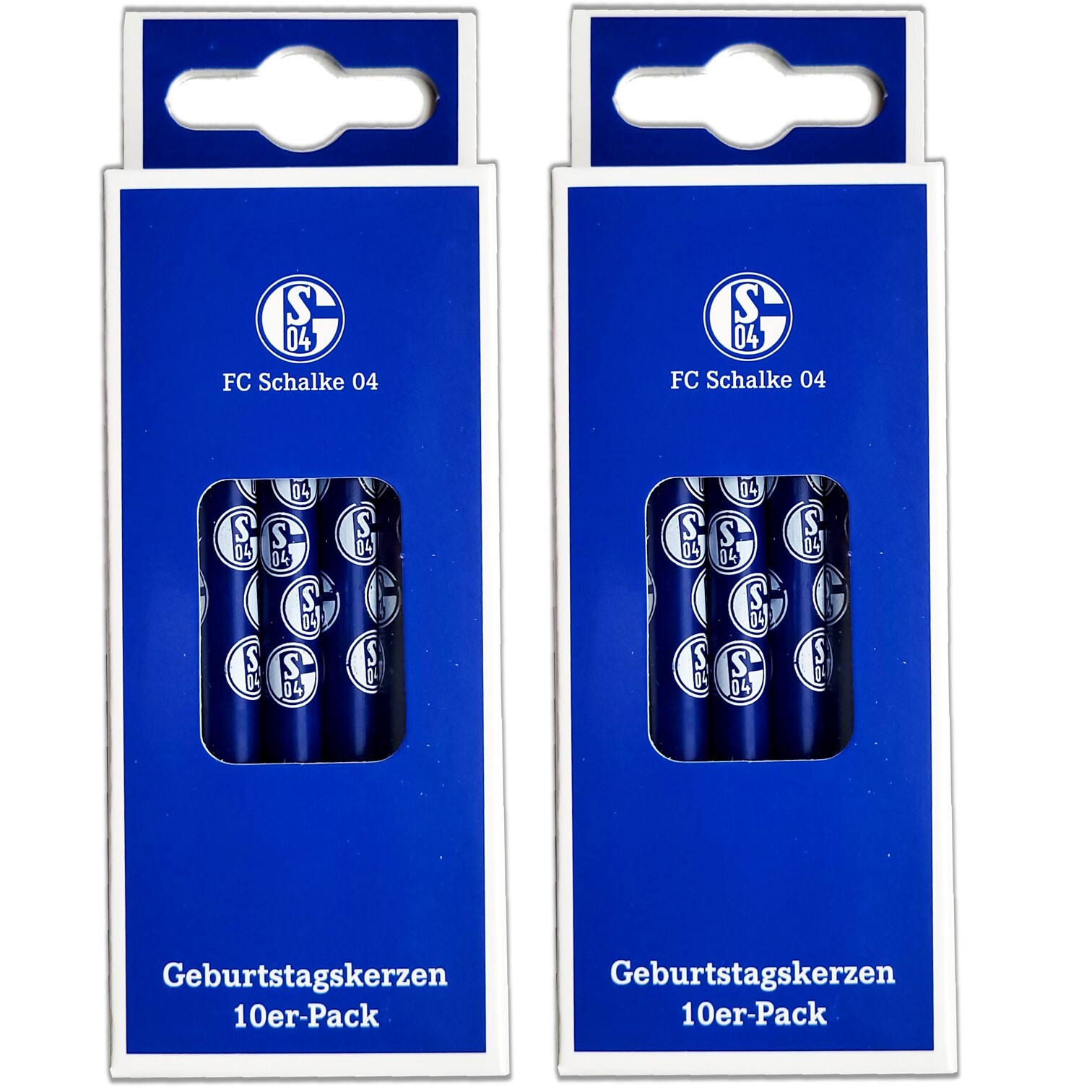 FC Schalke 04 Geburtstagskerzen 10er Pack Kerze Geburtstag Torte Kuchen ...
