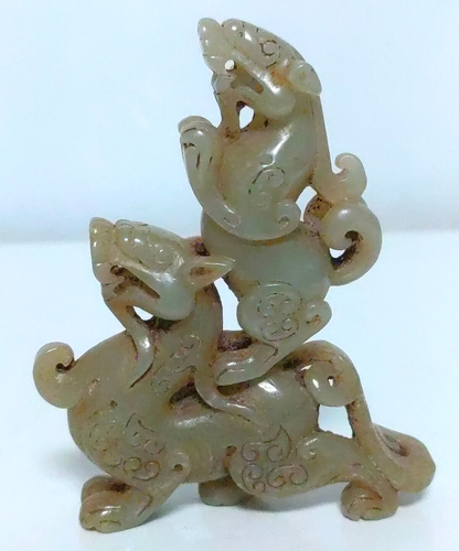 Ancient Chinese antiques，Han Dynasty Ancient jade Xiang rui beast | eBay