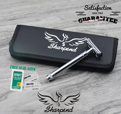 Men Safety Razor Double Edge Blades Shaving Vintage Razors Shaver ...