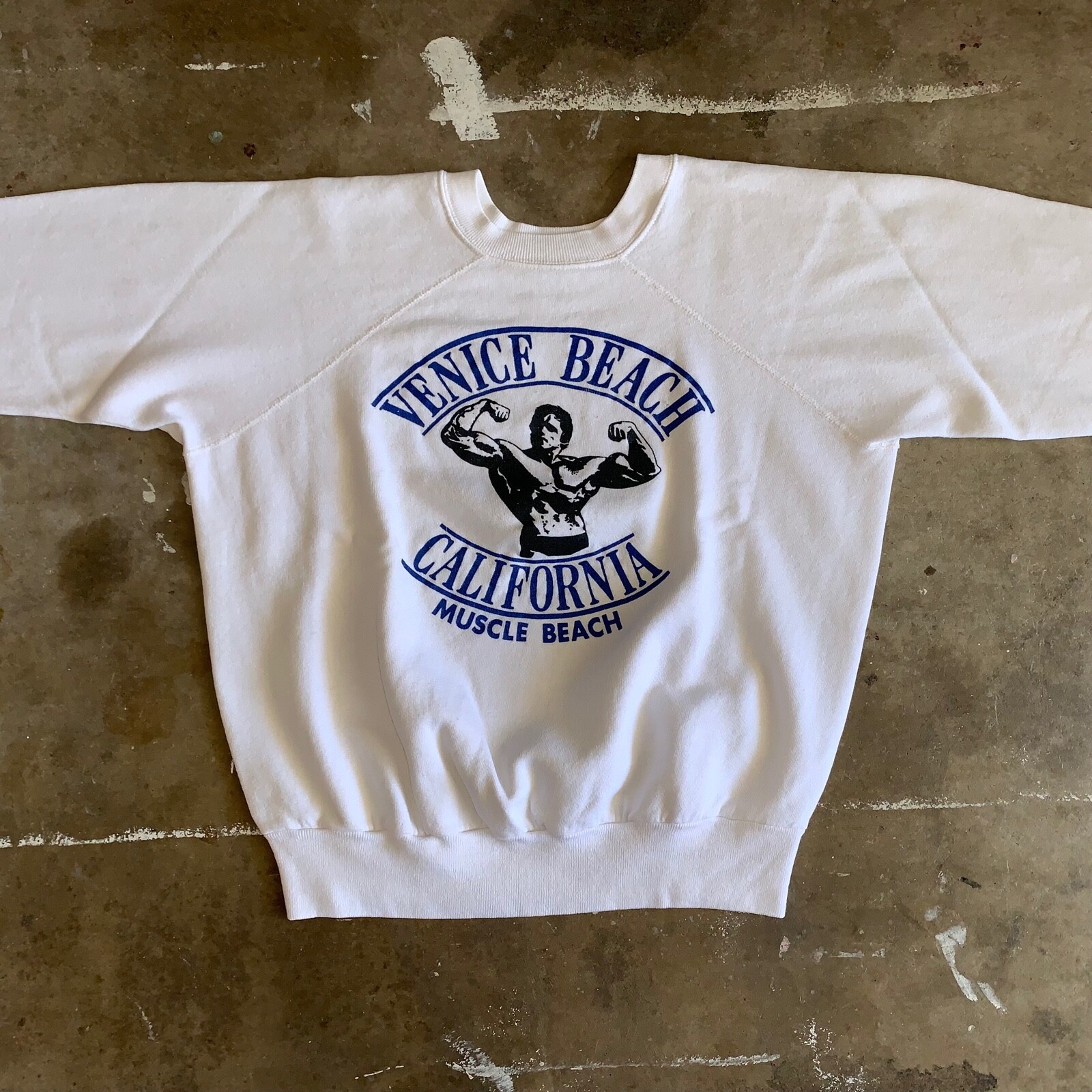 80s VINTAGE MUSCLE BEACH GYM VENICE CALIFORNIA SWEATS… - Gem