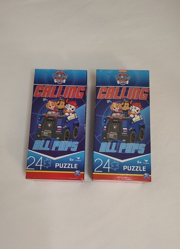 Bundle of 2 Paw Patrol Puzzles New Kids Calling All Pups 24pc each ...