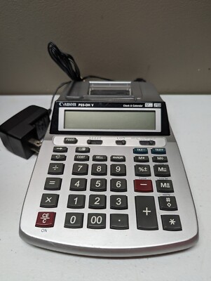 Cannon P23-DH V 2-Color Mini Desktop 12 Digit Printing Calculator | eBay