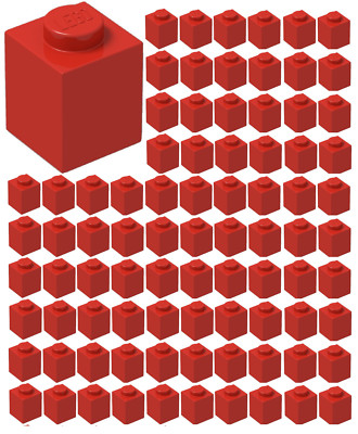 ☀️Lego 1x1 RED Brick x 100 Stud Part Piece Bulk Lot Legos # 3005 | eBay